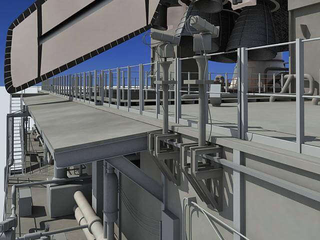 NASA Space Shuttle with MLP - 3D Model by 3D Horse