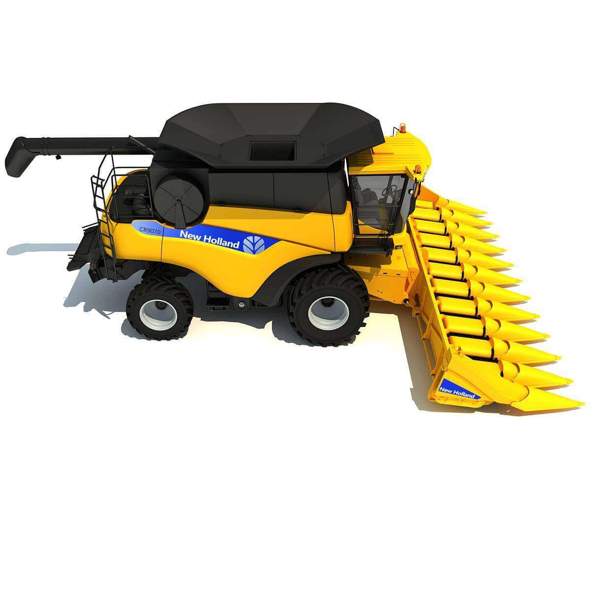 New Holland Harvester - 3D Model by 3D Horse