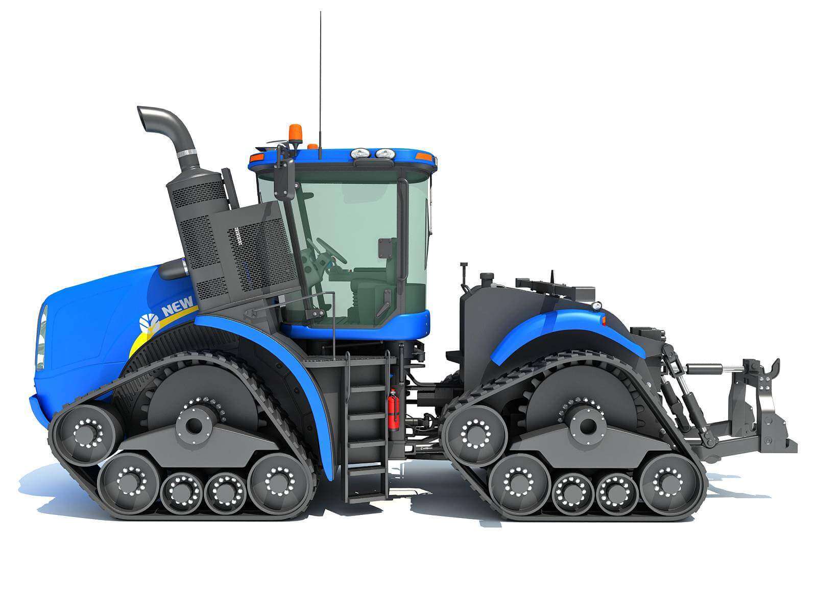 New Holland Track Tractor - 3D Model by 3D Horse