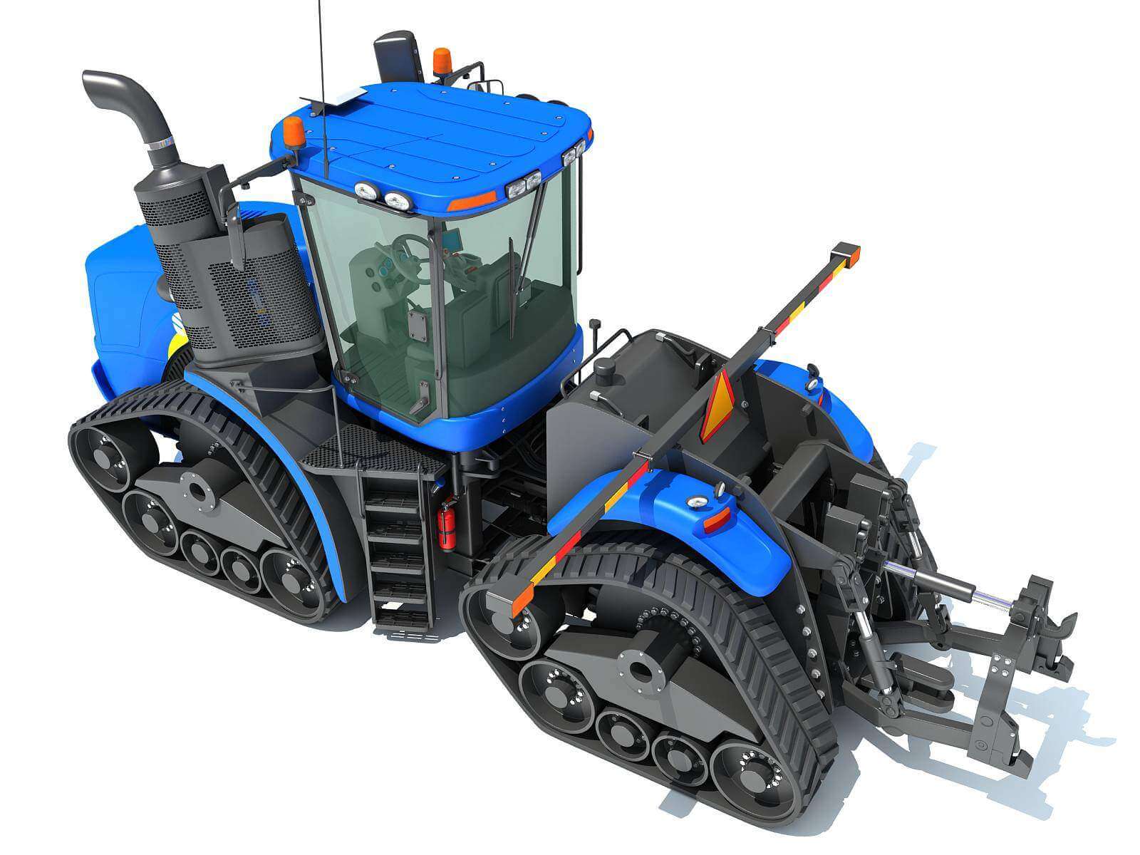 New Holland Track Tractor - 3D Model by 3D Horse