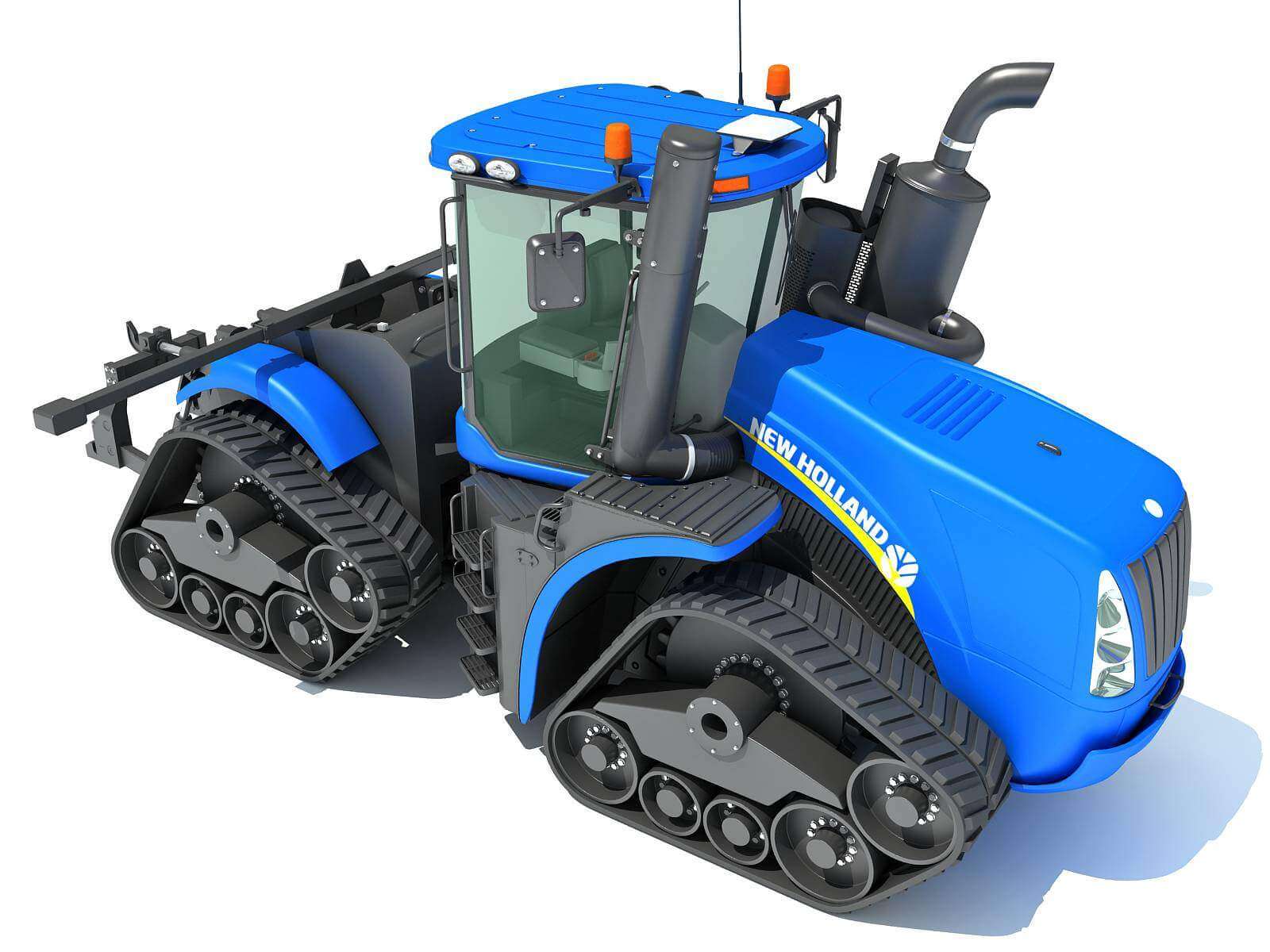 New Holland Track Tractor - 3D Model by 3D Horse