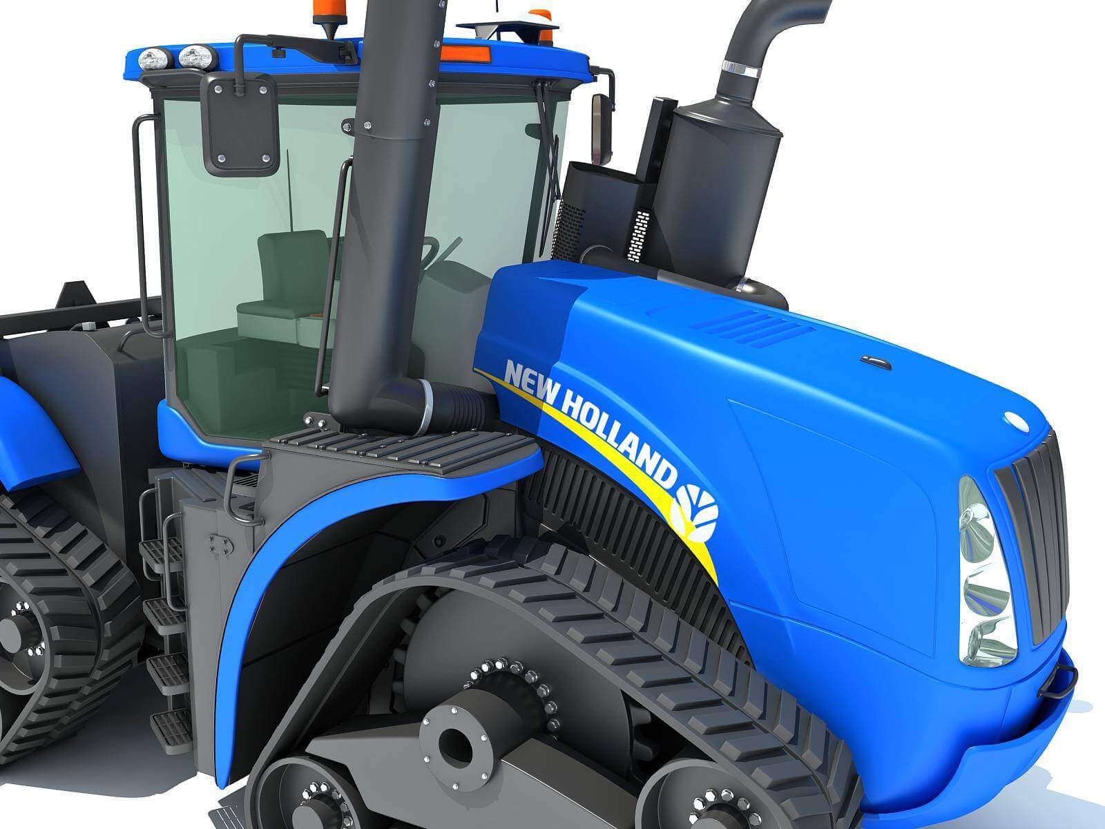 New Holland Track Tractor - 3D Model by 3D Horse