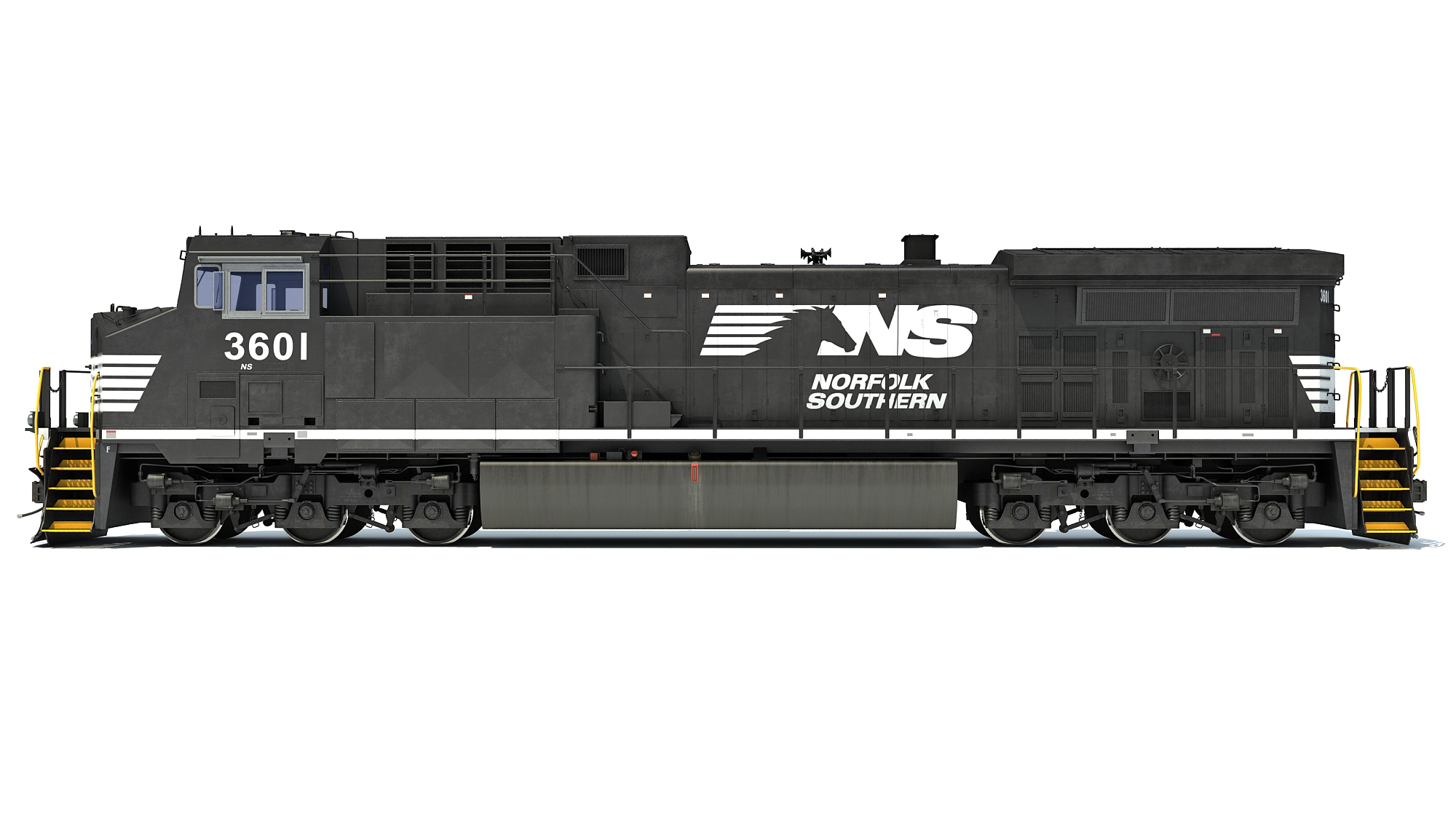 Norfolk Southern Locomotive - 3D Model by 3D Horse