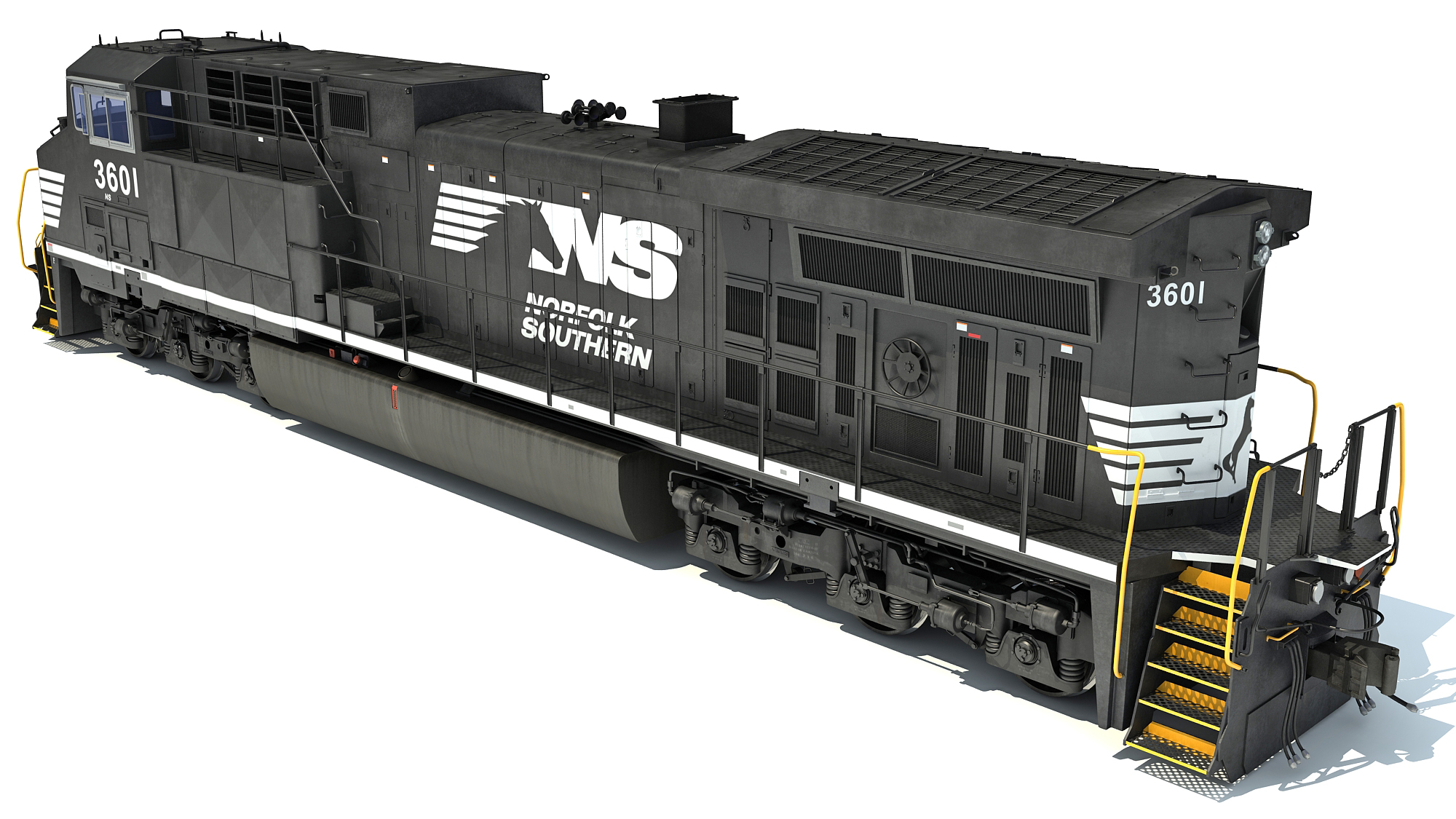 Norfolk Southern Locomotive - 3D Model by 3D Horse
