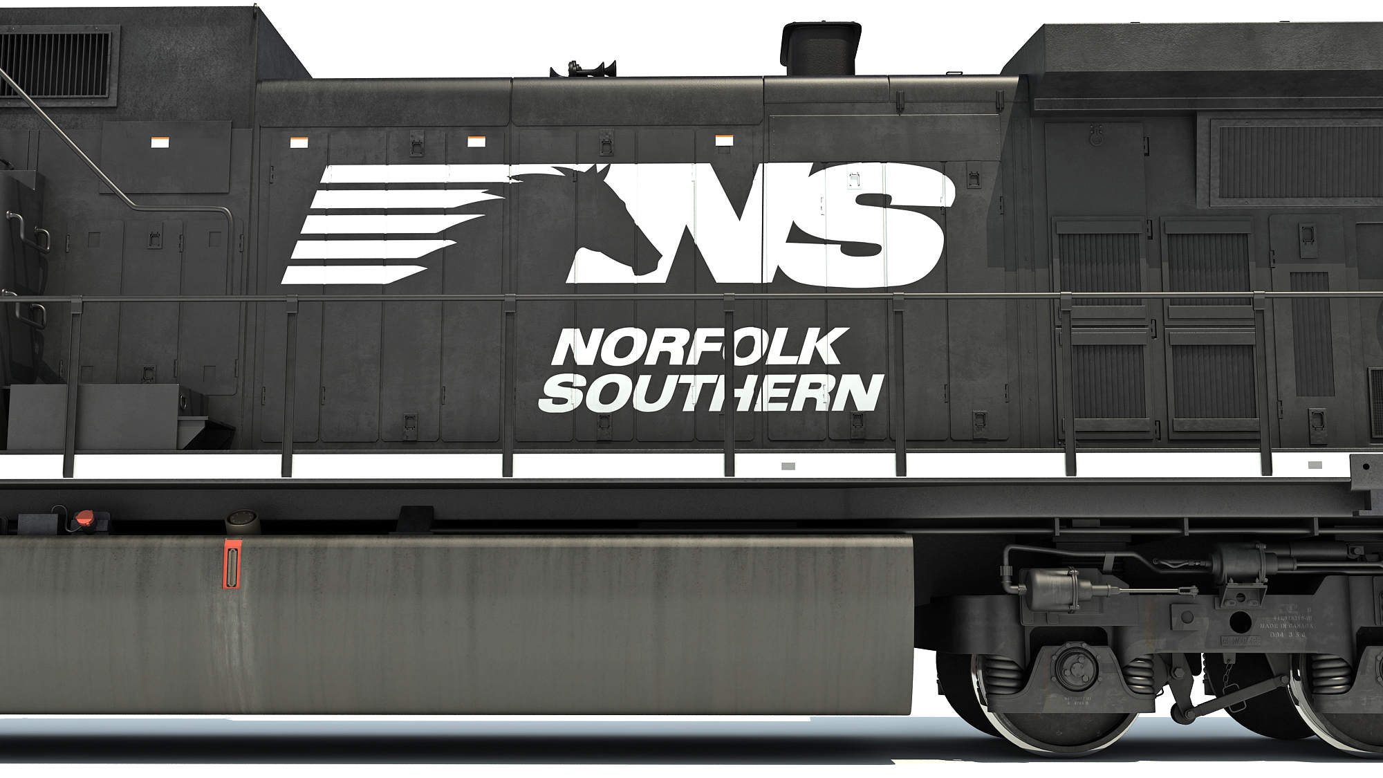 Norfolk Southern Locomotive - 3D Model by 3D Horse