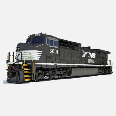 Norfolk Southern Locomotive - 3D Model by 3D Horse