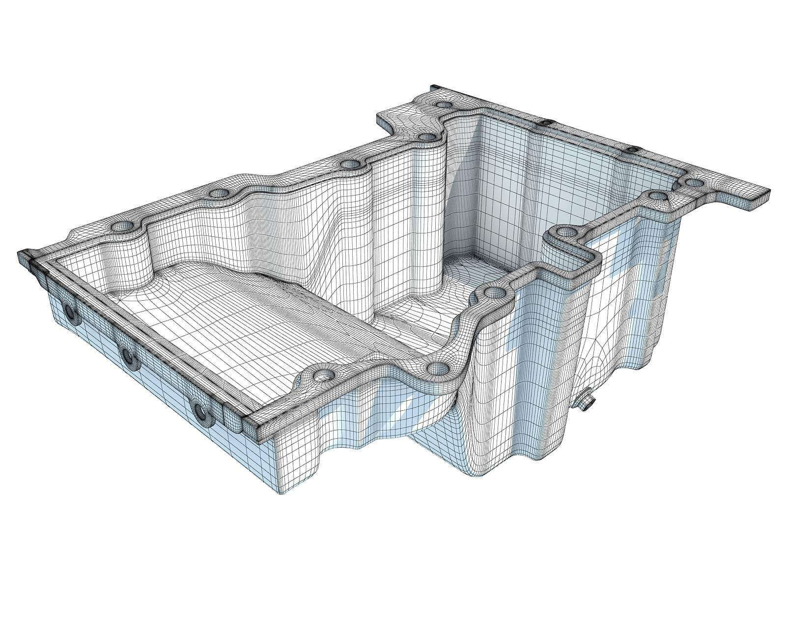 Oil Sump Pan - 3D Model by 3D Horse