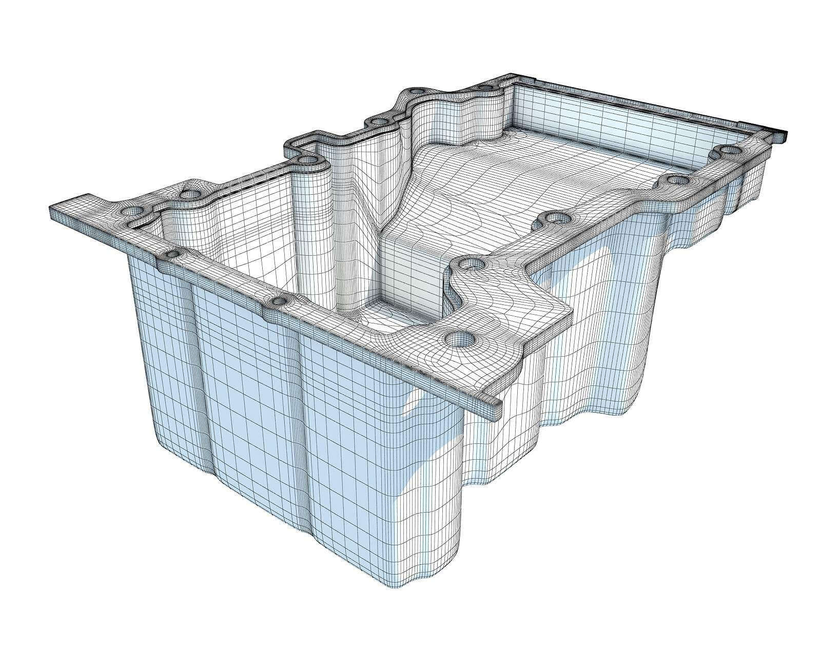 Oil Sump Pan - 3D Model by 3D Horse