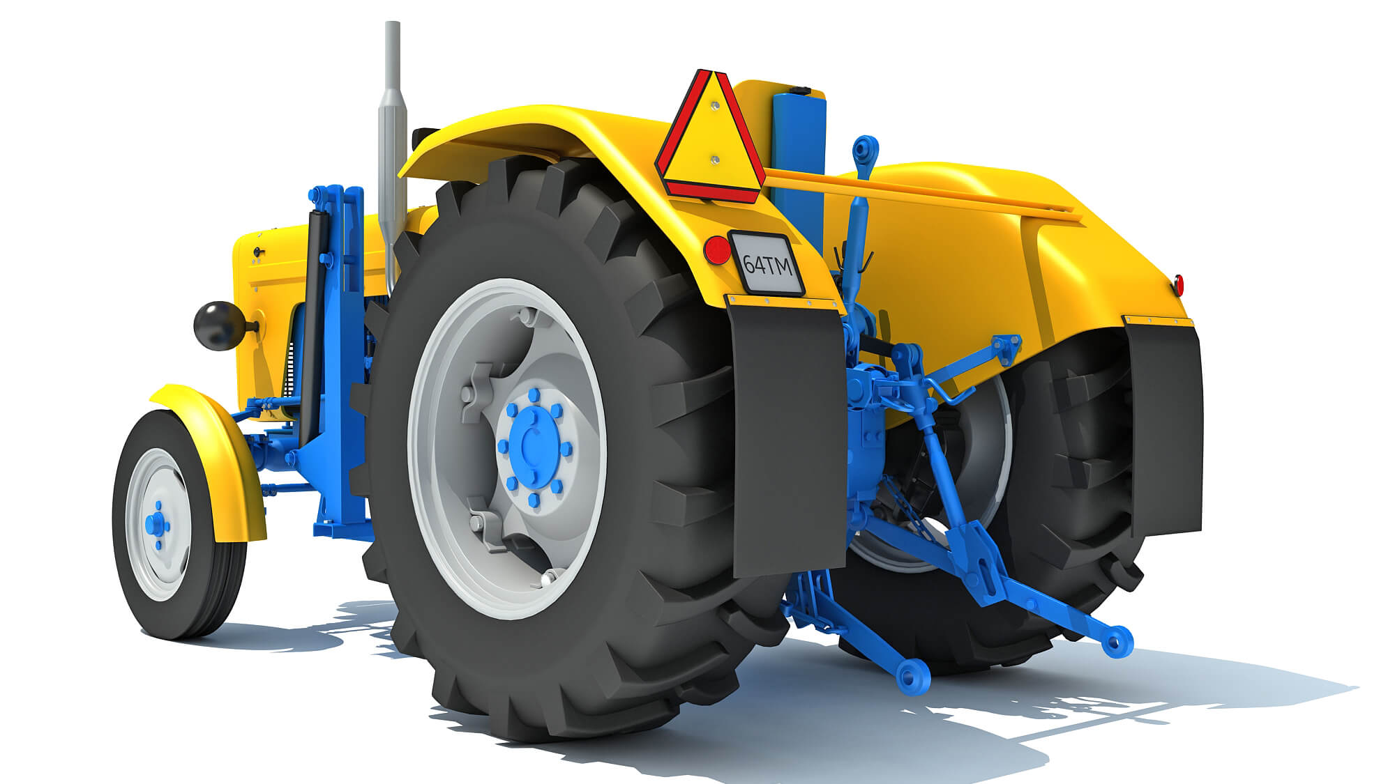 Old Classic Tractor - 3D Model by 3D Horse