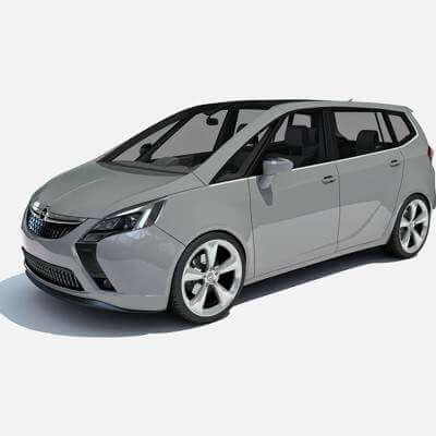 Opel Zafira - 3D Model by 3D Horse