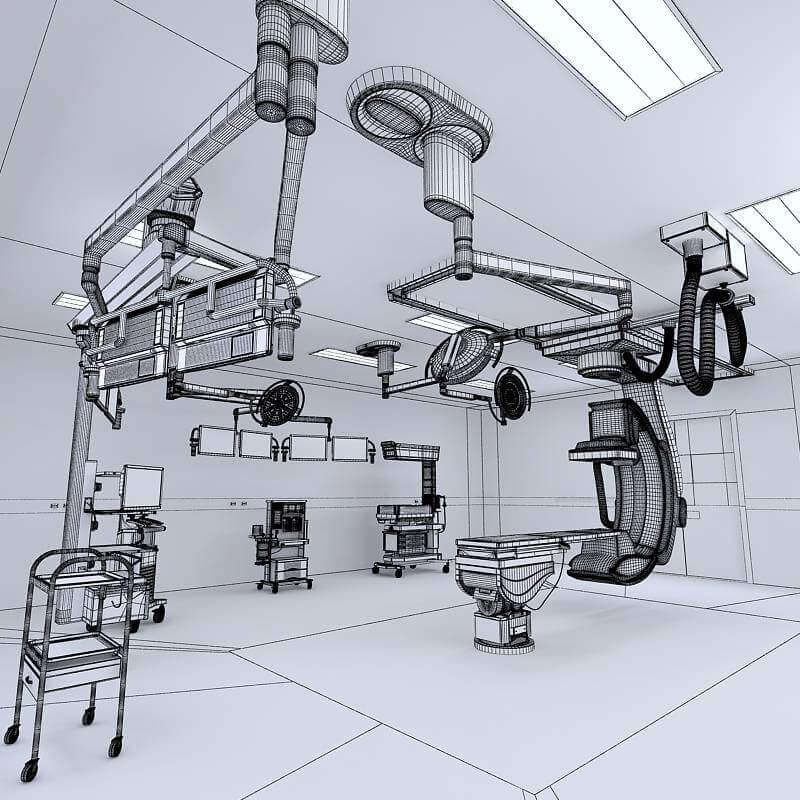 Operating Room - 3D Model by 3D Horse