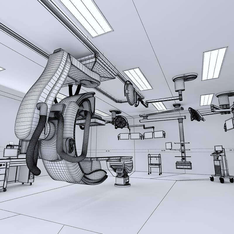 Operating Room - 3D Model by 3D Horse
