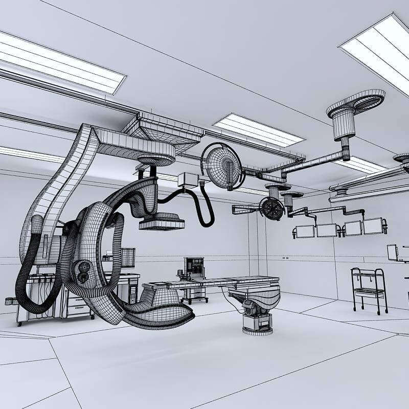 Operating Room - 3D Model by 3D Horse
