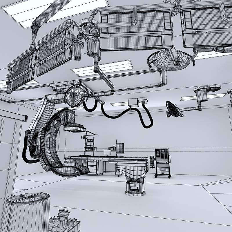 Operating Room - 3D Model by 3D Horse