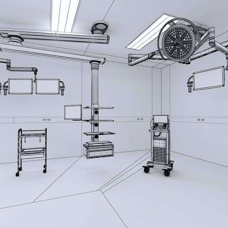 Operating Room - 3D Model by 3D Horse