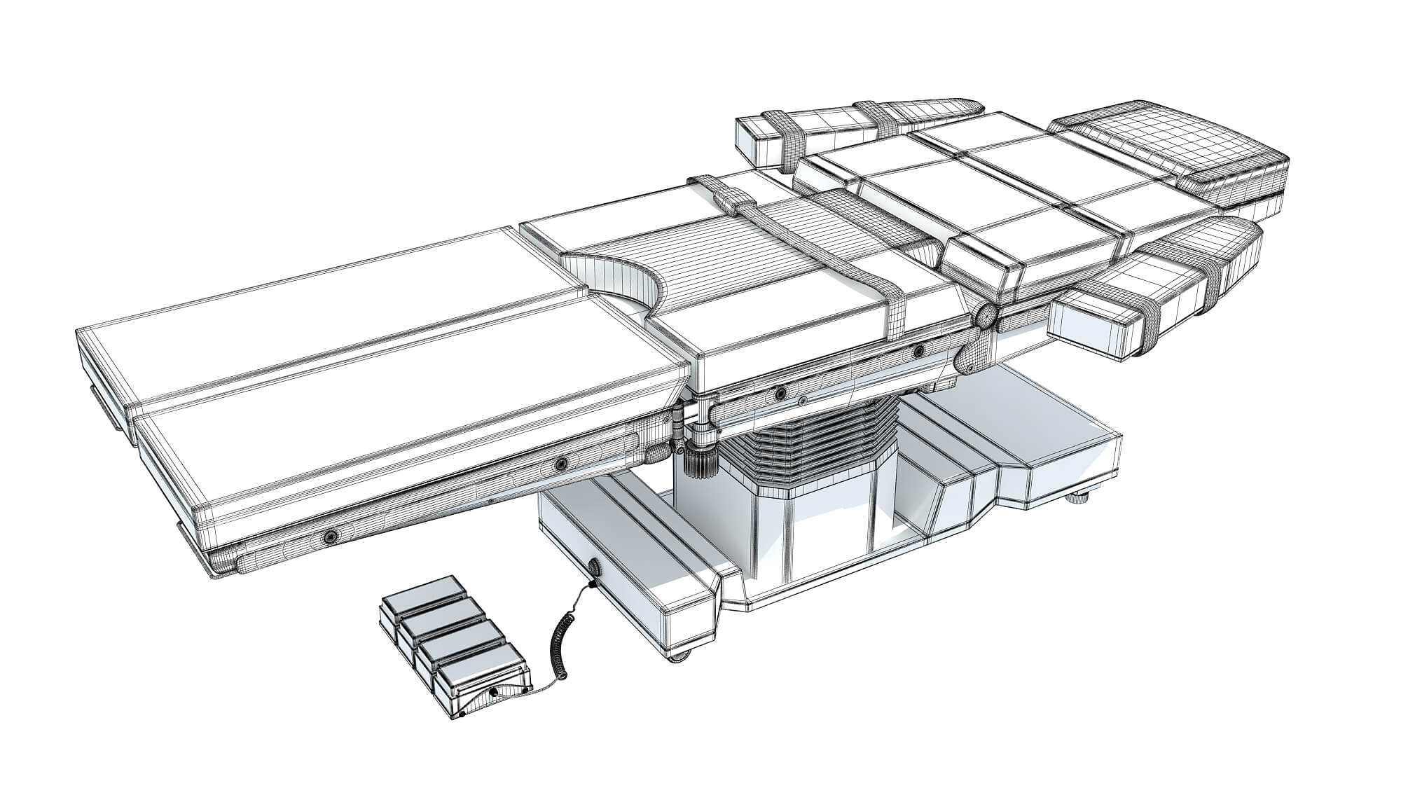 Operating Table Pose 2 - 3D Model by 3D Horse