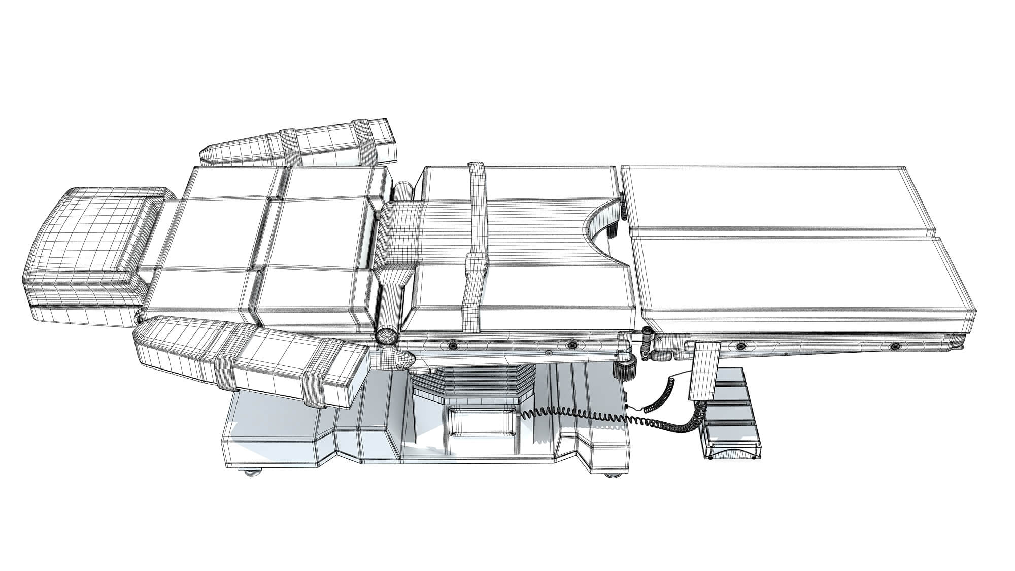 Operating Table Pose 2 - 3D Model by 3D Horse