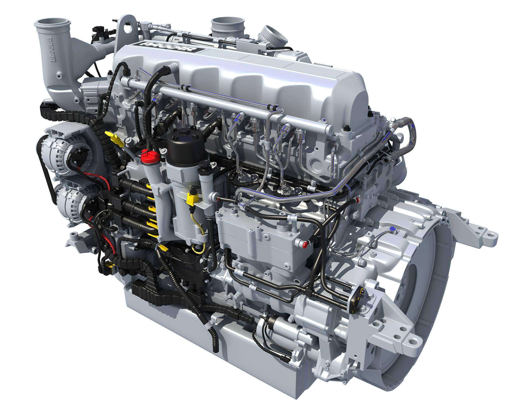 PACCAR MX-13 Powertrain Truck Engine 3D Model by 3D Horse