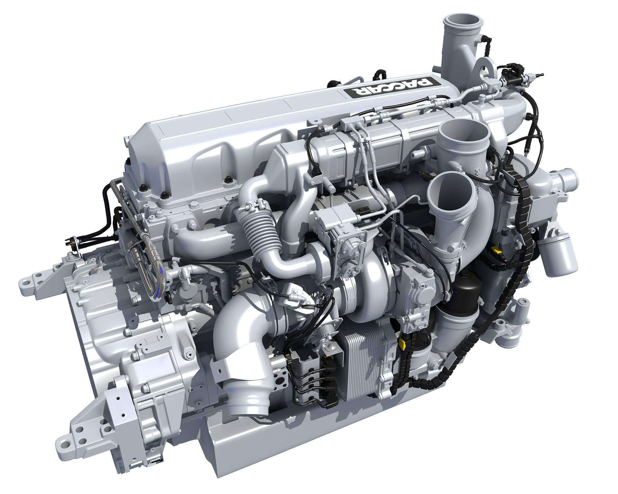 PACCAR MX-13 Powertrain Truck Engine 3D Model by 3D Horse