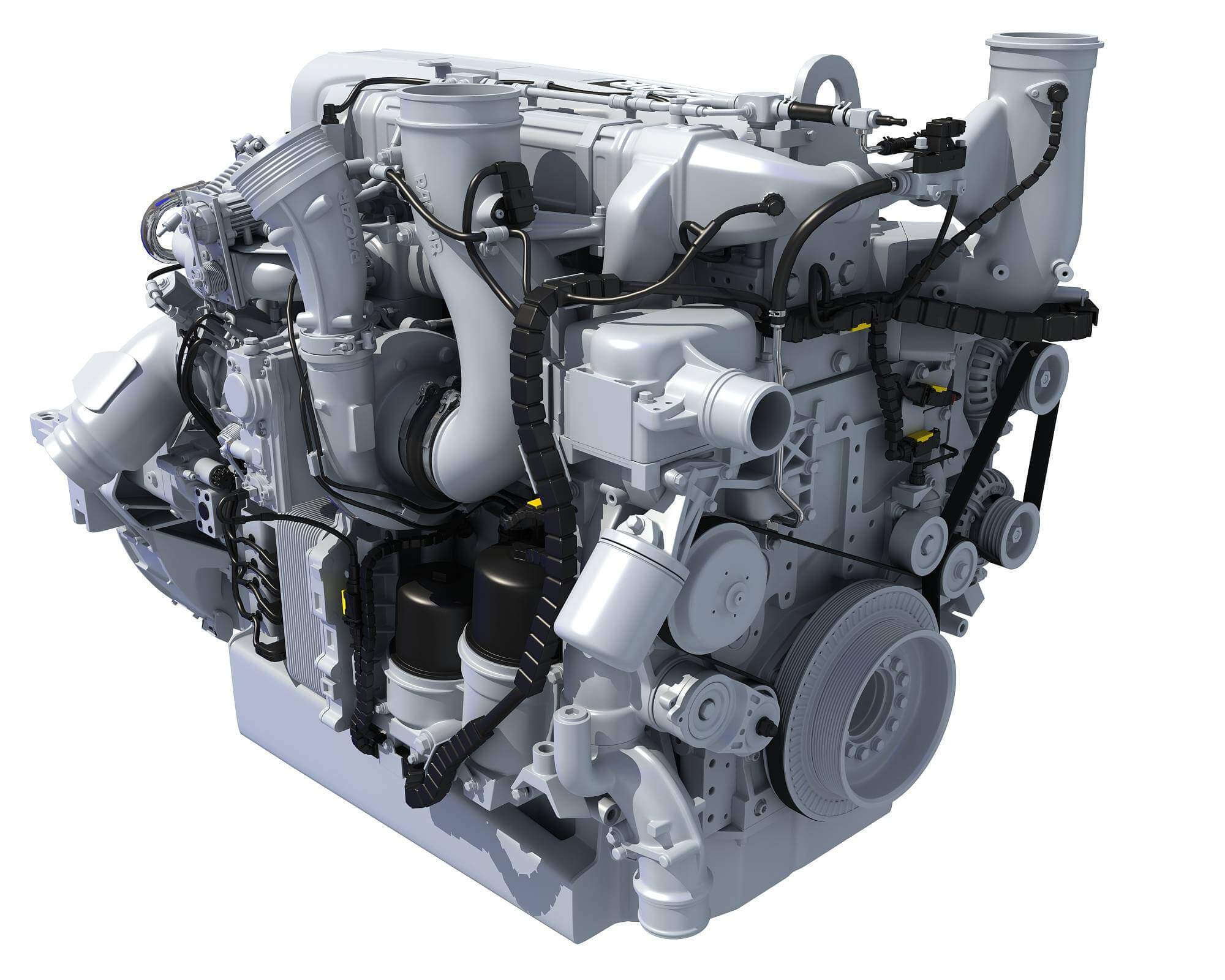 PACCAR MX-13 Powertrain Truck Engine 3D Model by 3D Horse