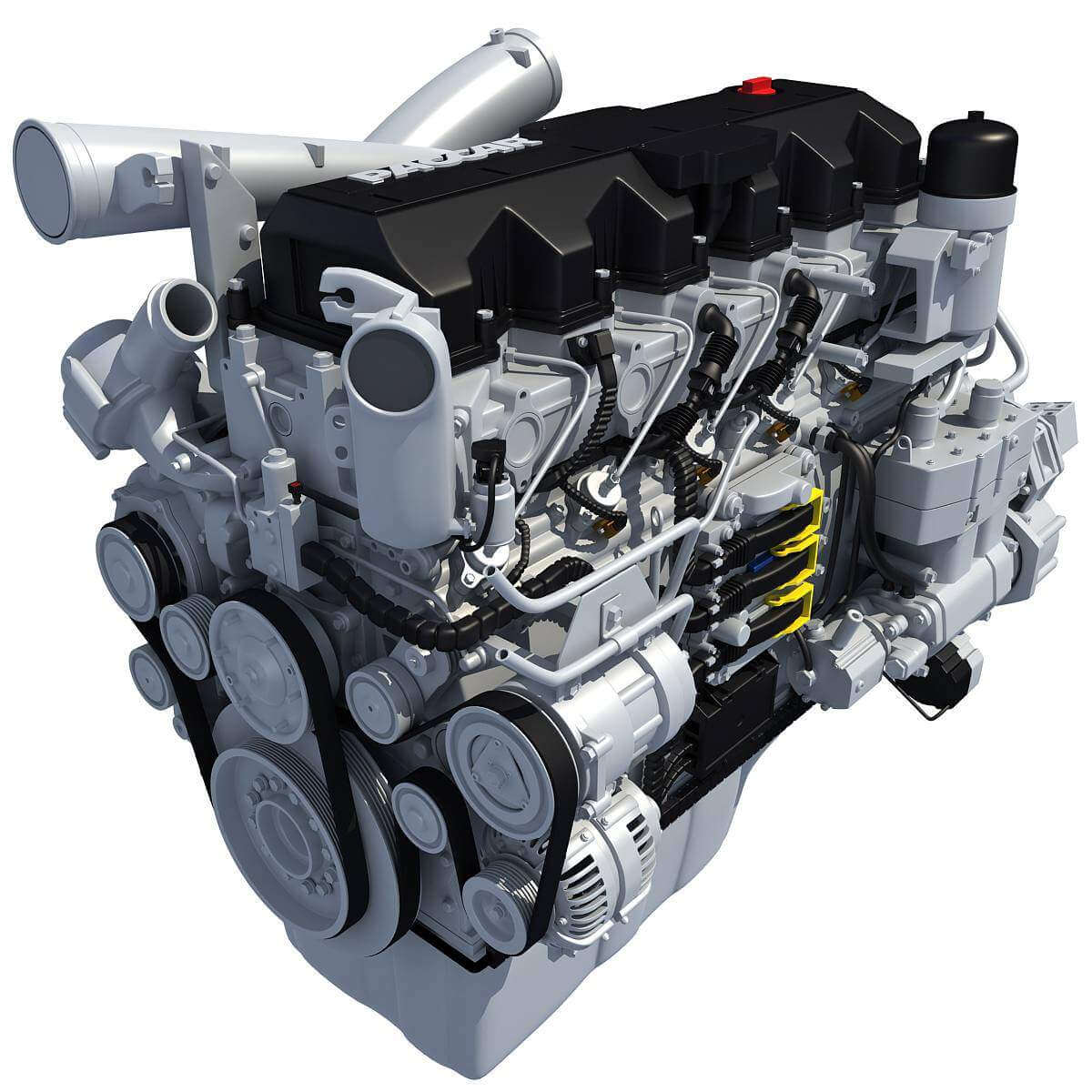 PACCAR MX Truck Engine - 3D Model by 3D Horse
