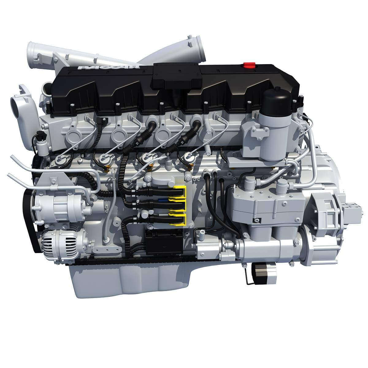 PACCAR MX Truck Engine - 3D Model by 3D Horse