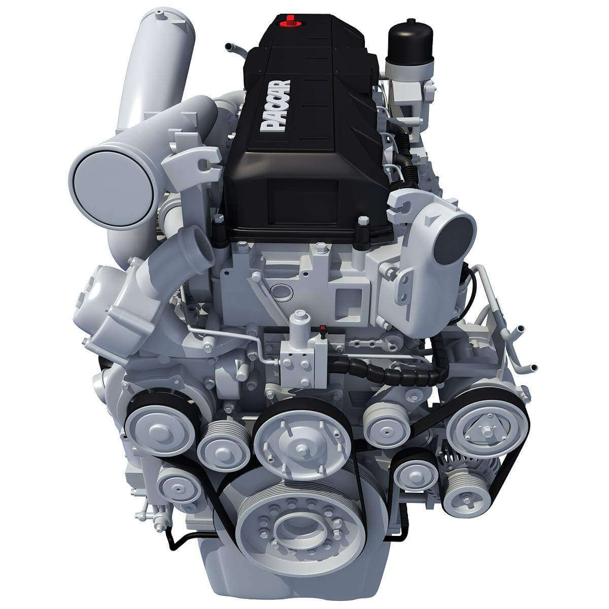 PACCAR MX Truck Engine - 3D Model by 3D Horse