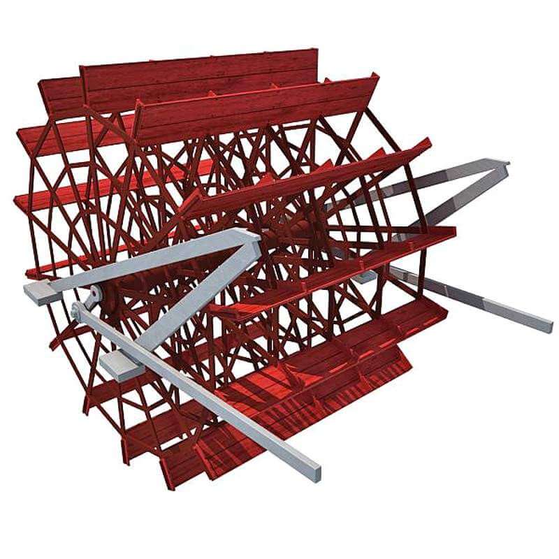 Paddle Wheel - 3D Model by 3D Horse