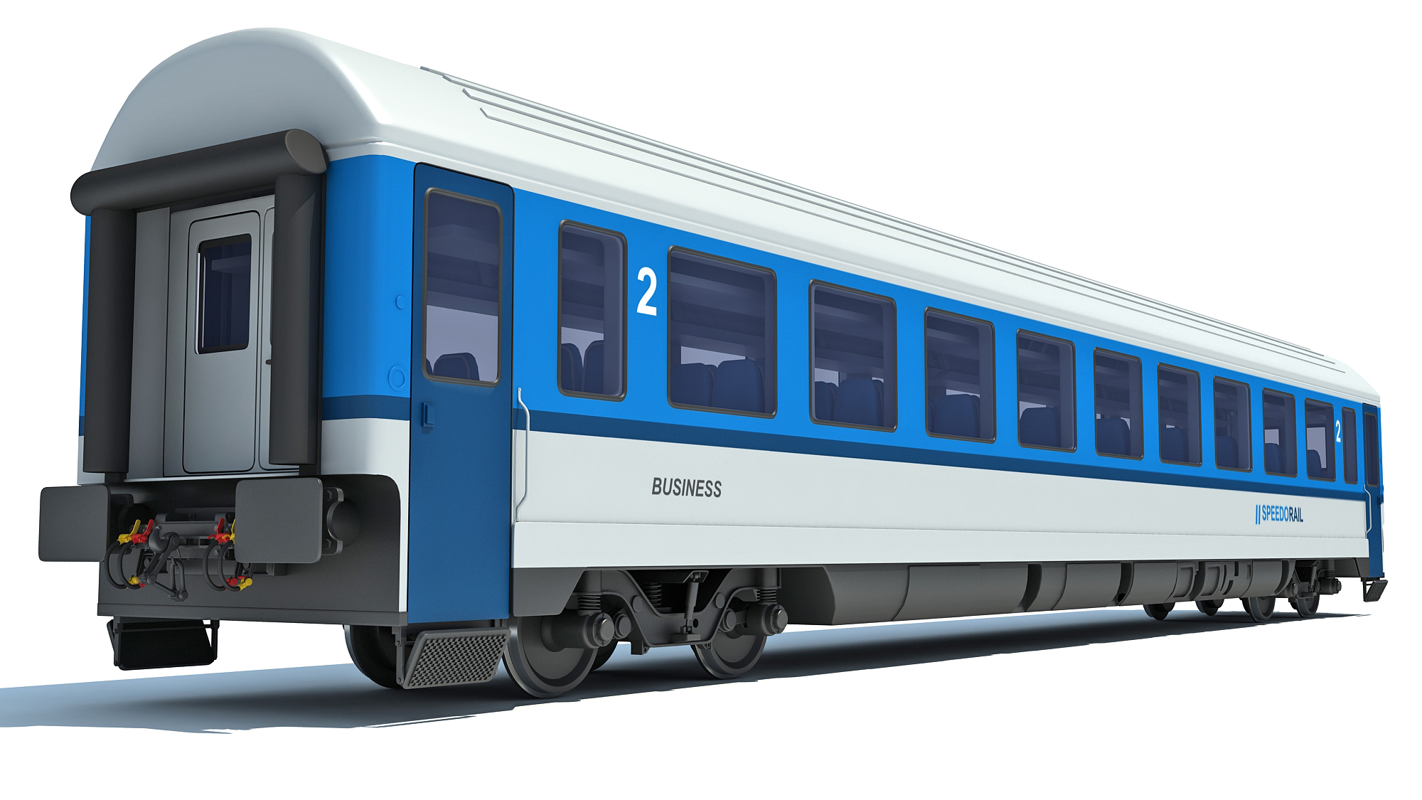 Passenger Car 12 - 3D Model by 3D Horse