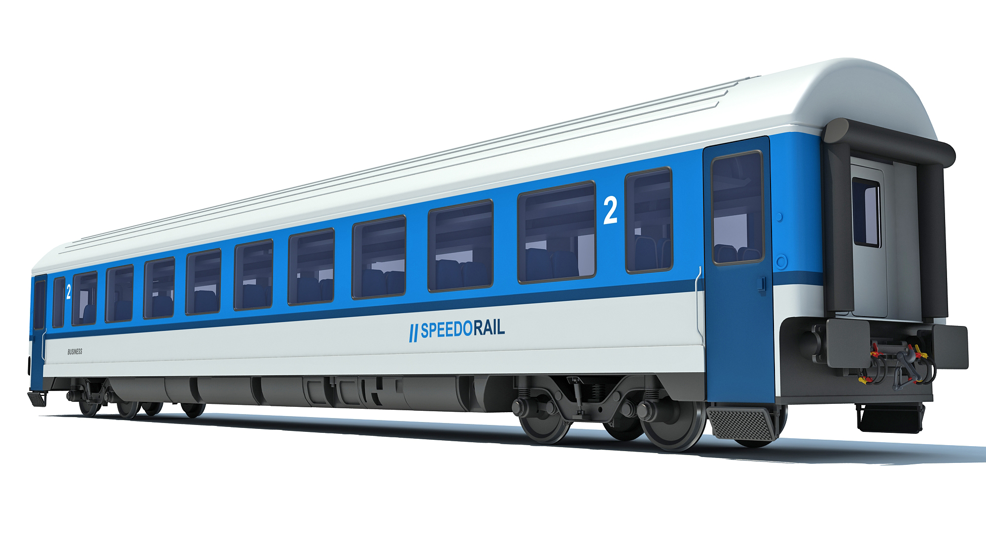 Passenger Car 12 - 3D Model by 3D Horse