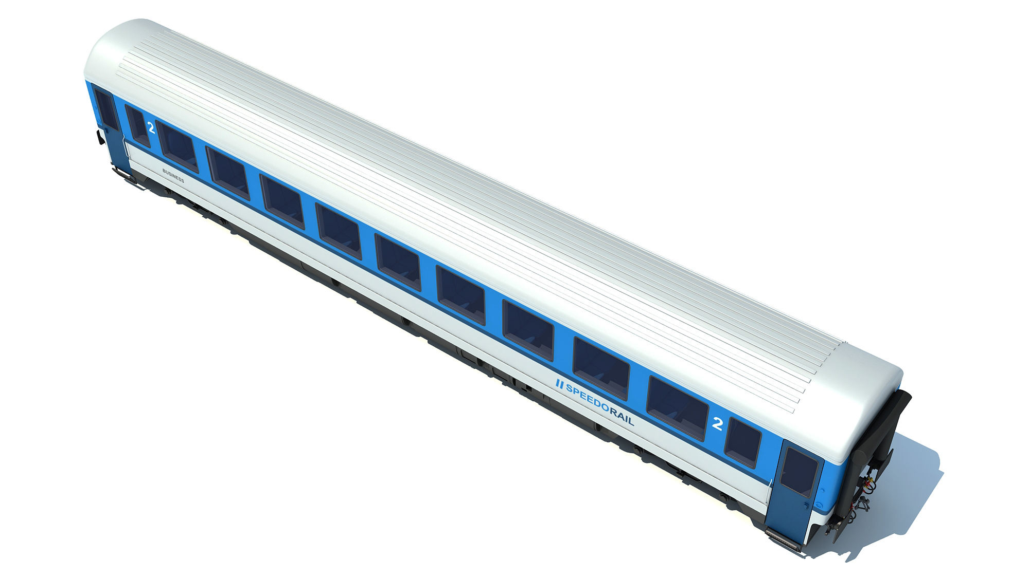 Passenger Car 12 - 3D Model by 3D Horse