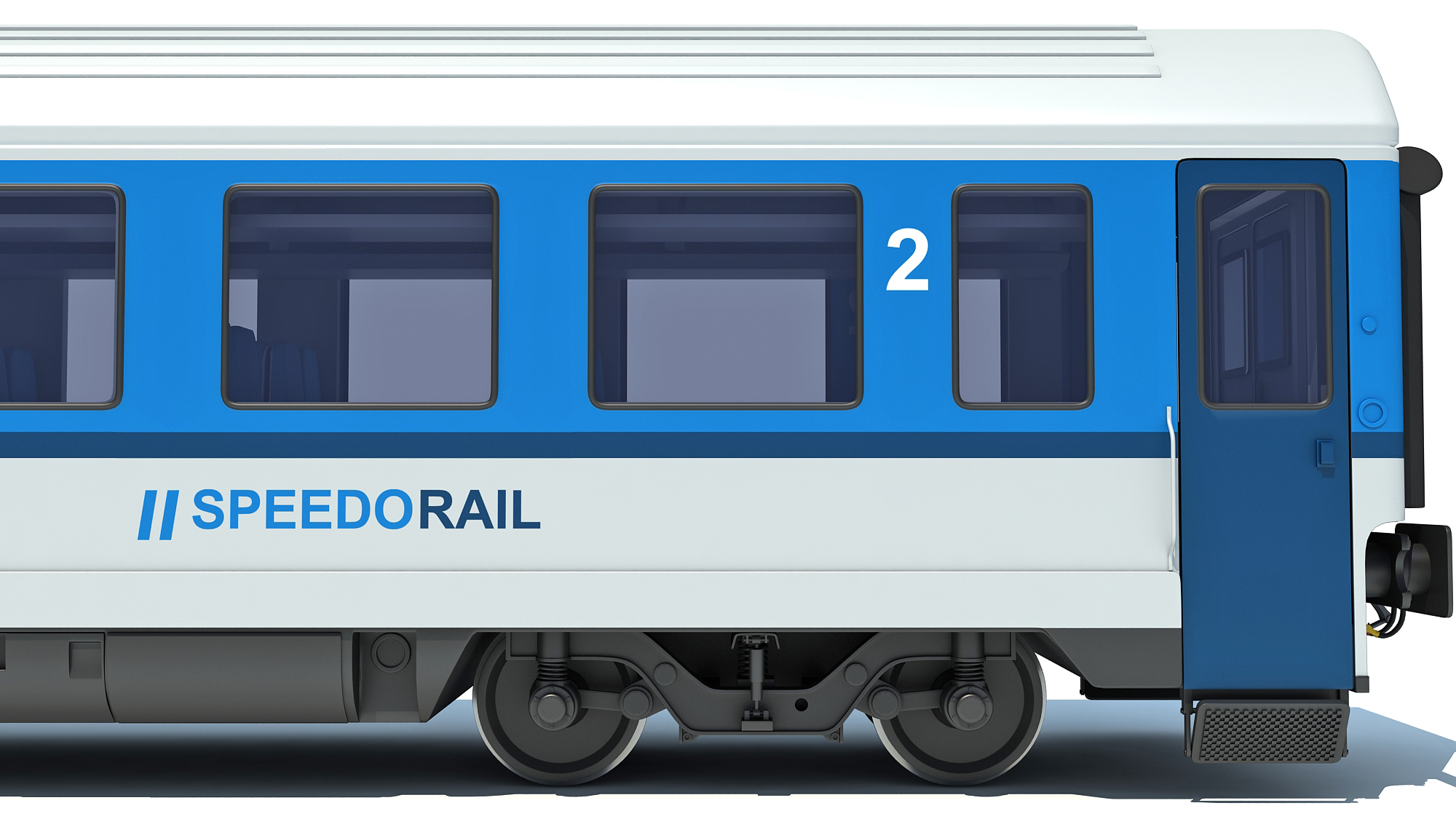 Passenger Car 12 - 3D Model by 3D Horse