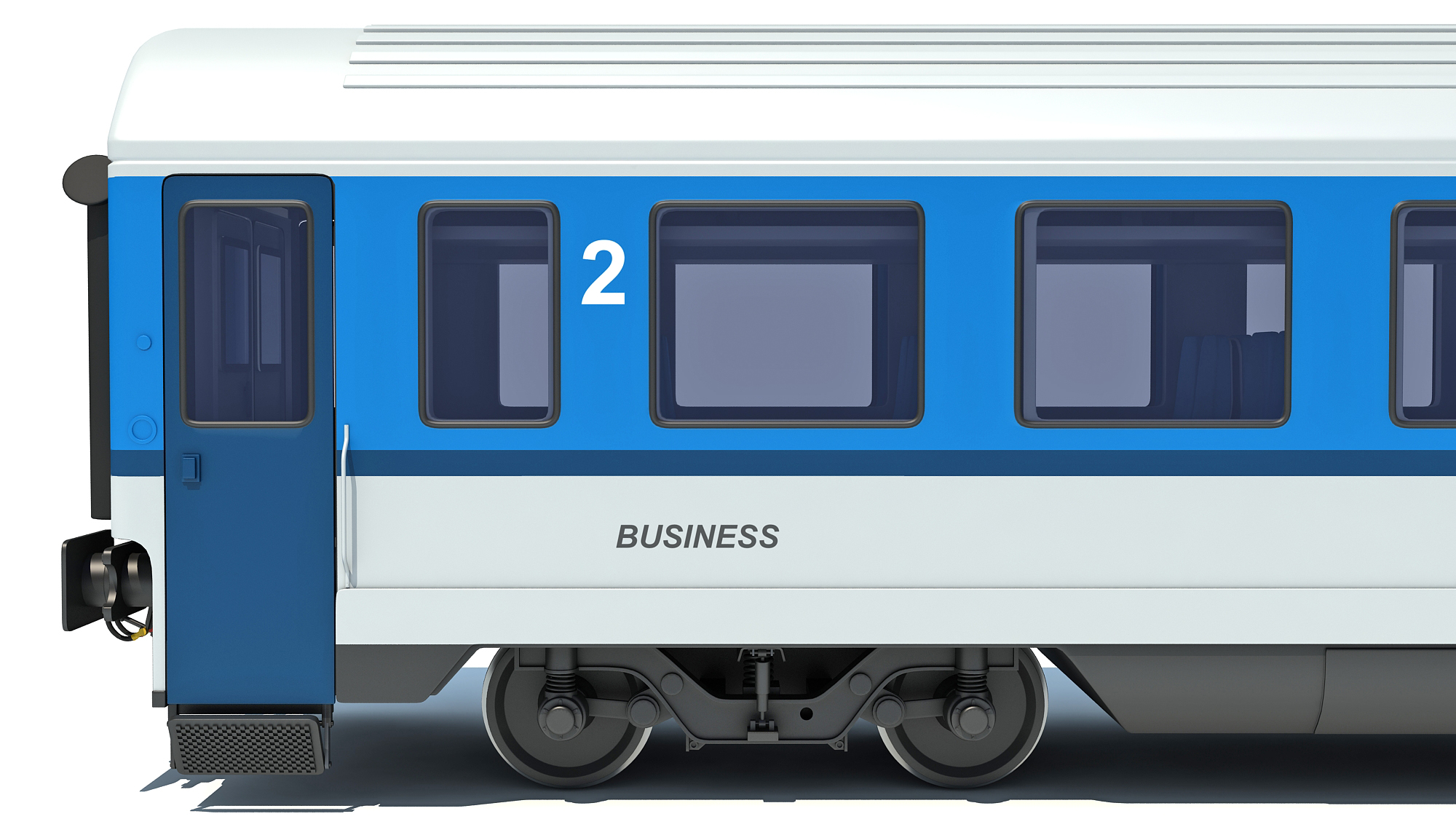 Passenger Car 12 - 3D Model by 3D Horse