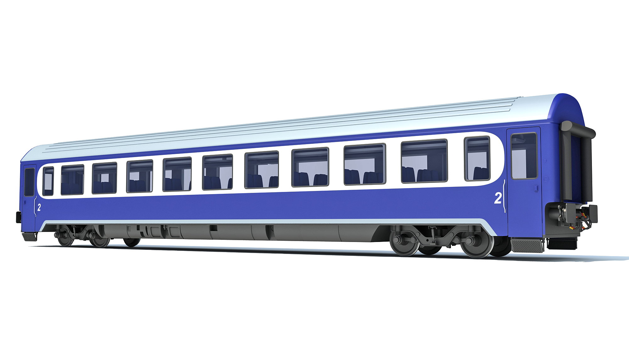 Passenger Car V9 - 3D Model by 3D Horse