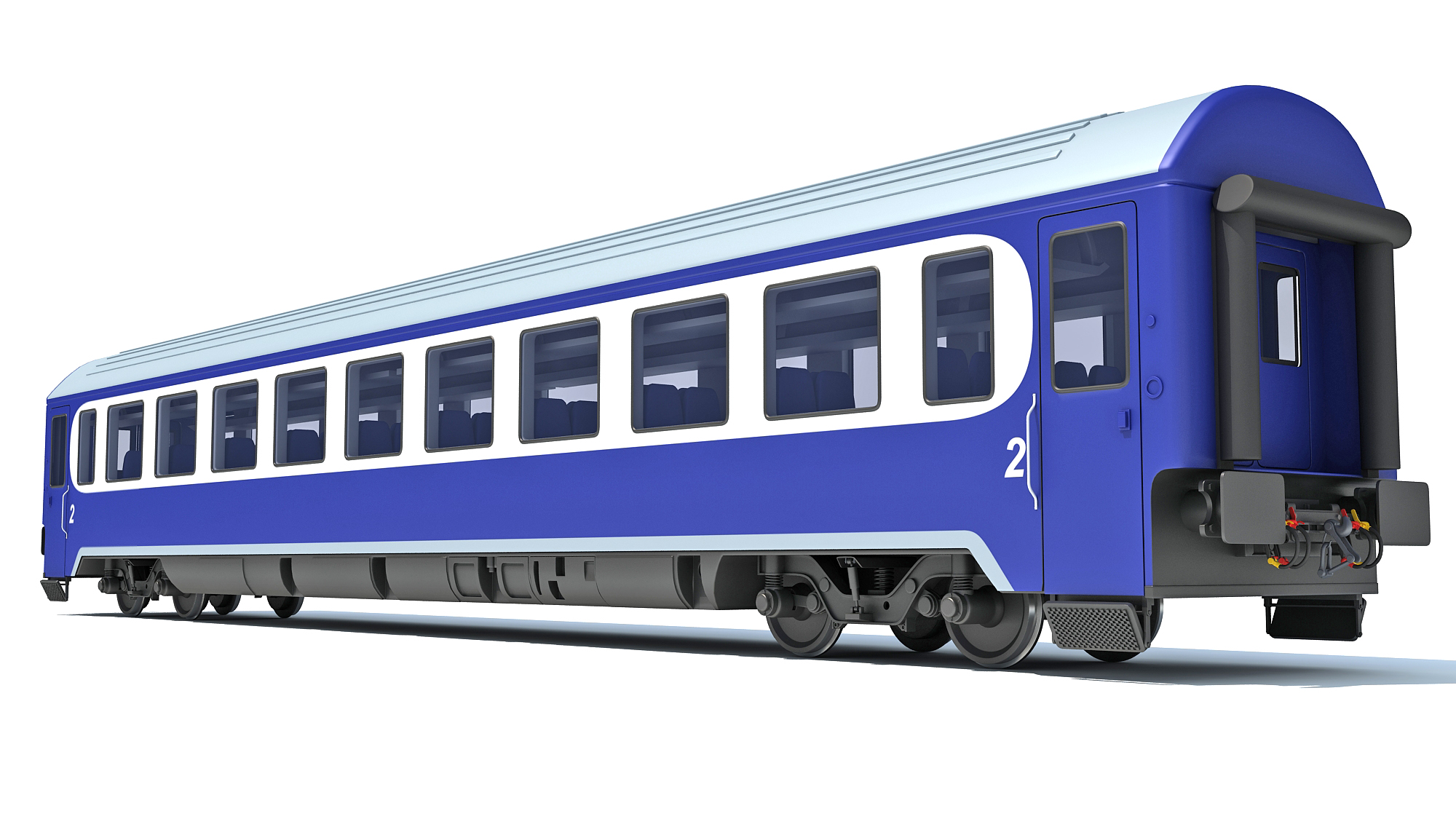 Passenger Car V9 - 3D Model by 3D Horse