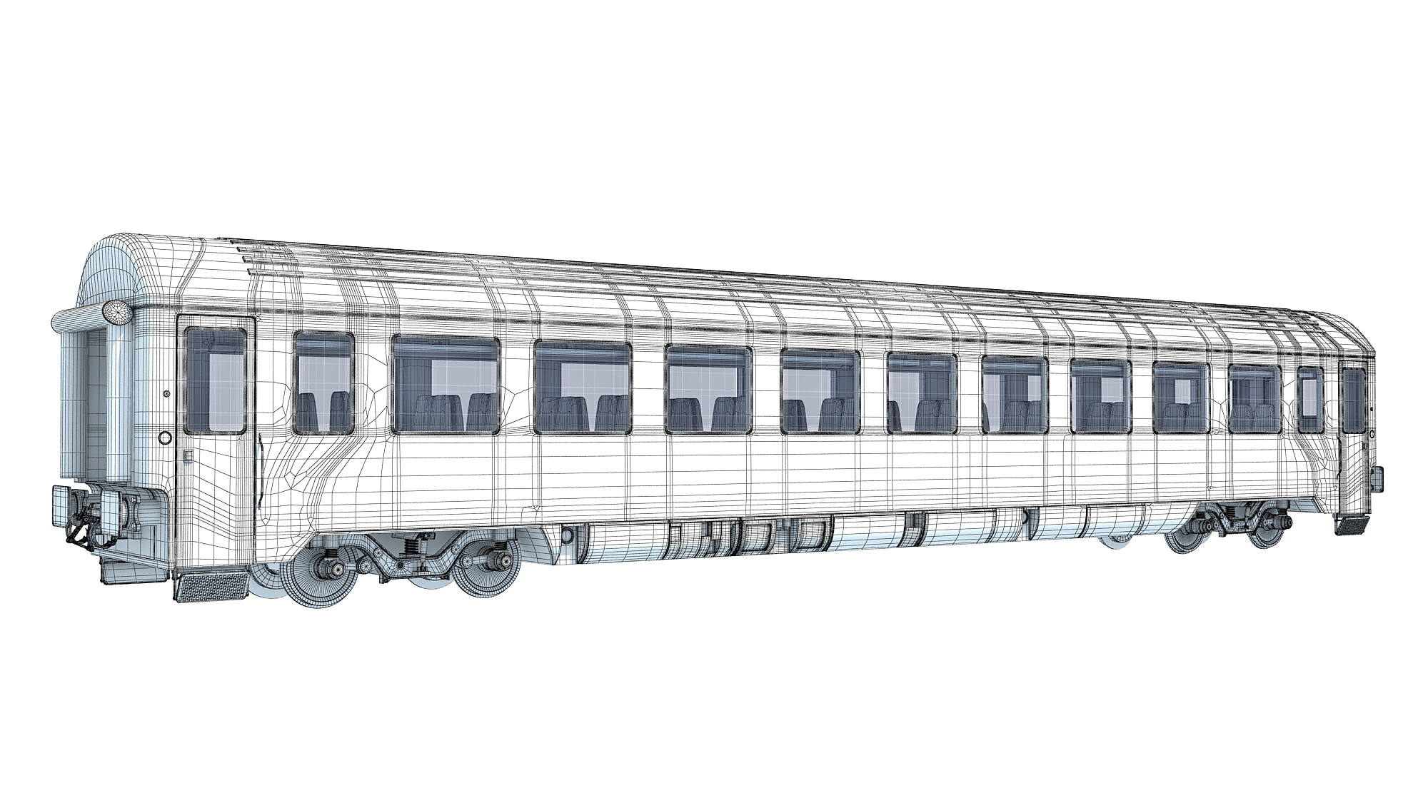 Passenger Car V9 - 3D Model by 3D Horse
