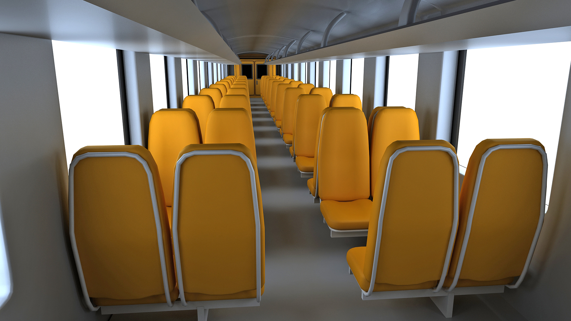 Passenger Train Car - 3D Model by 3D Horse