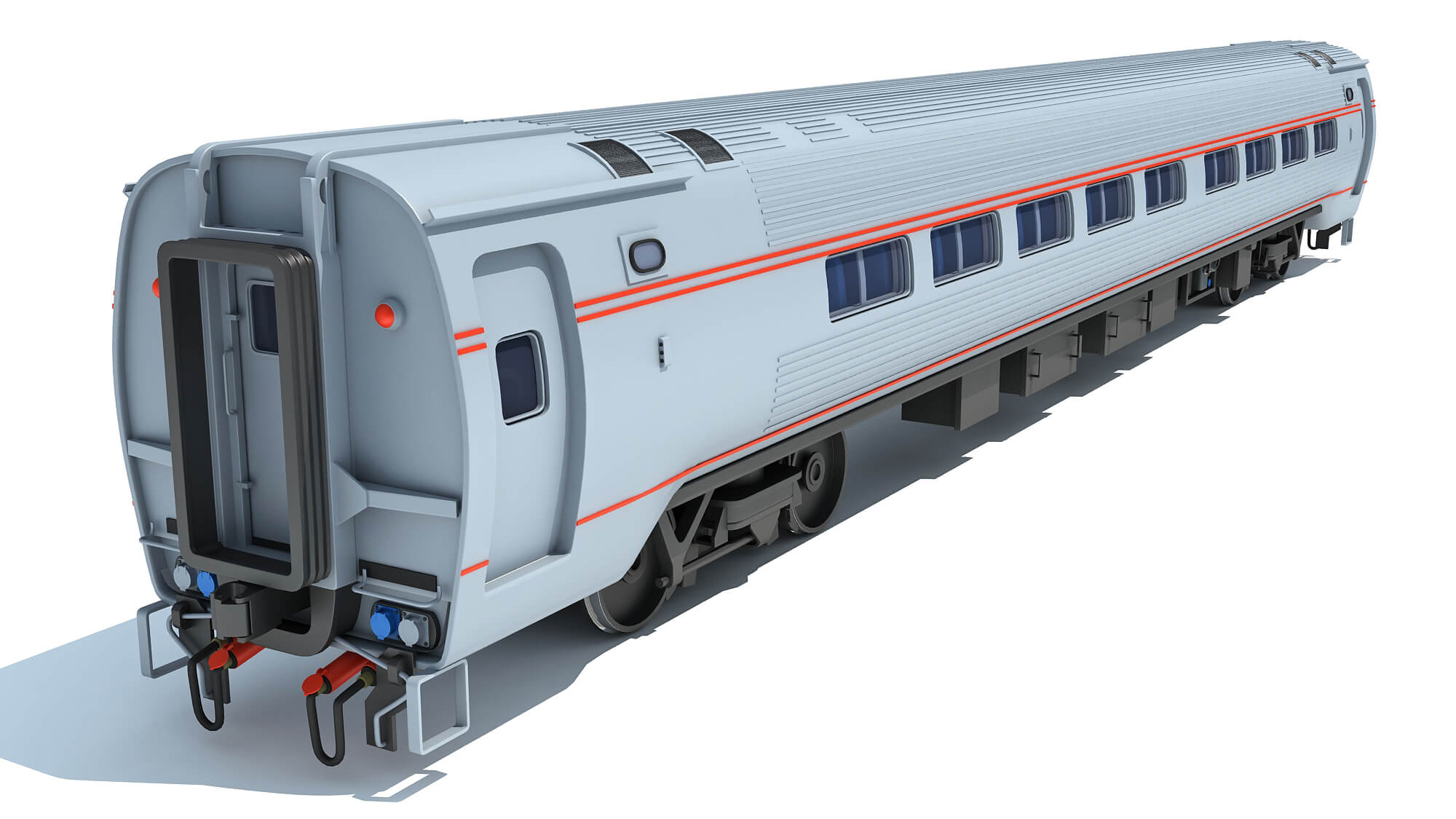 Passenger Train Car 2 - 3D Model by 3D Horse