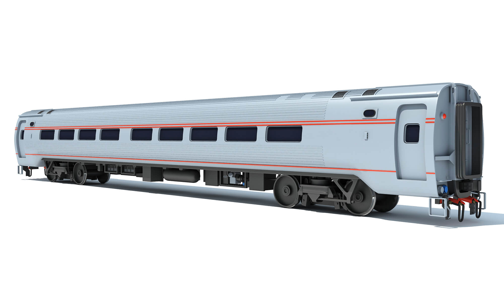 Passenger Train Car - 3D Model by 3D Horse