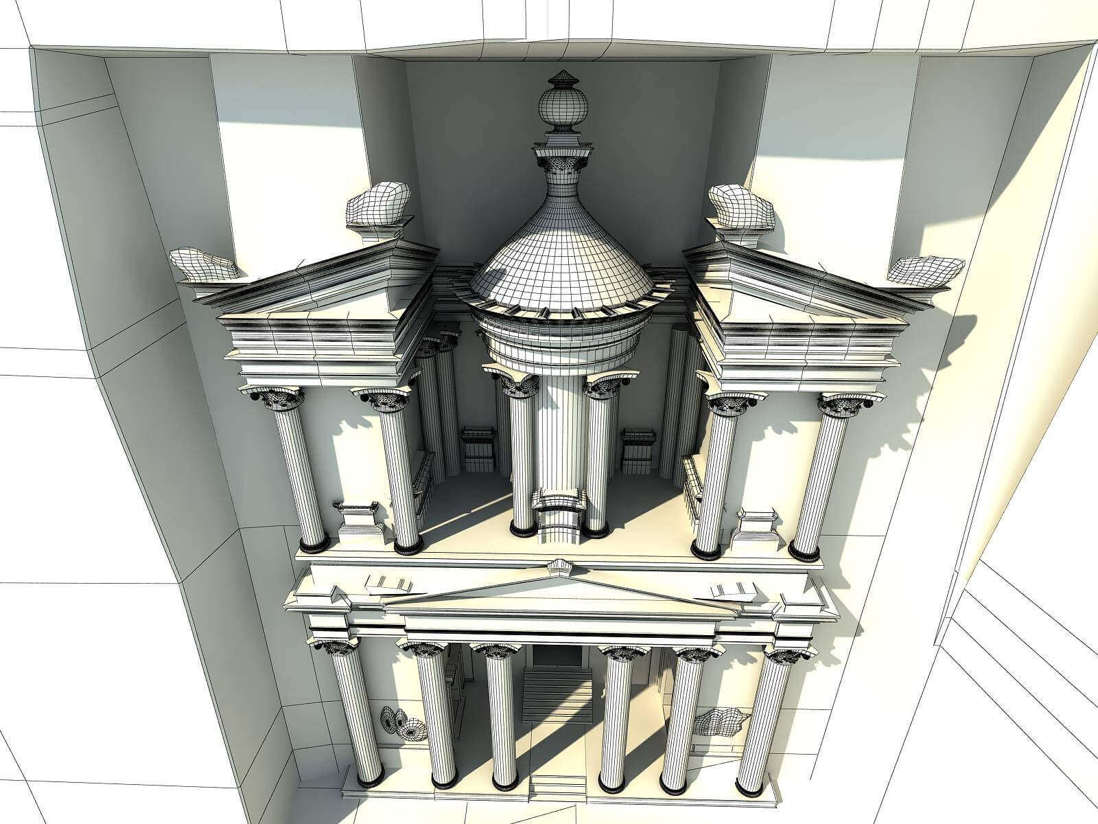 Petra City Landmark - 3D Model by 3D Horse