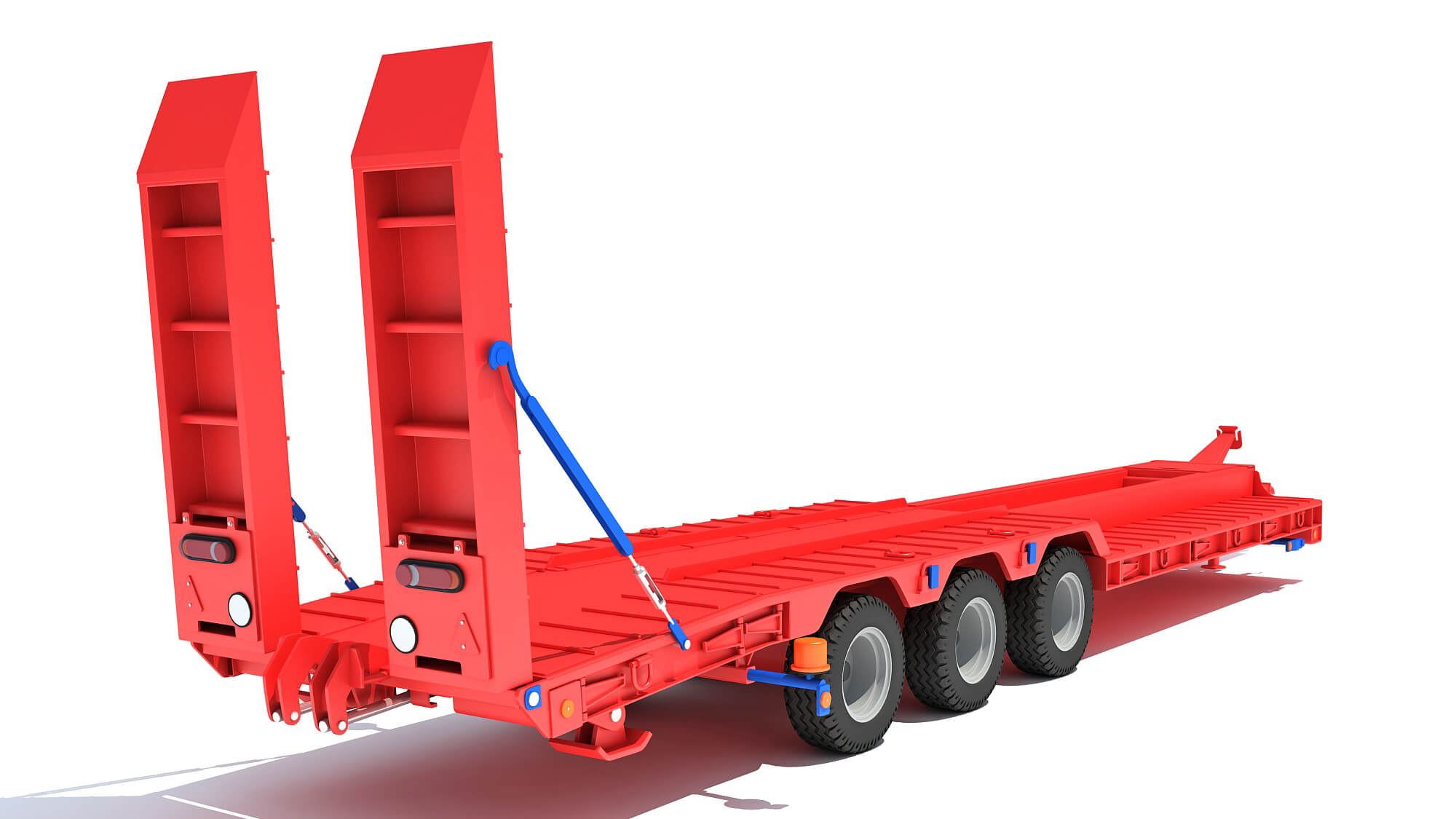 Platform Trailer - 3D Model by 3D Horse