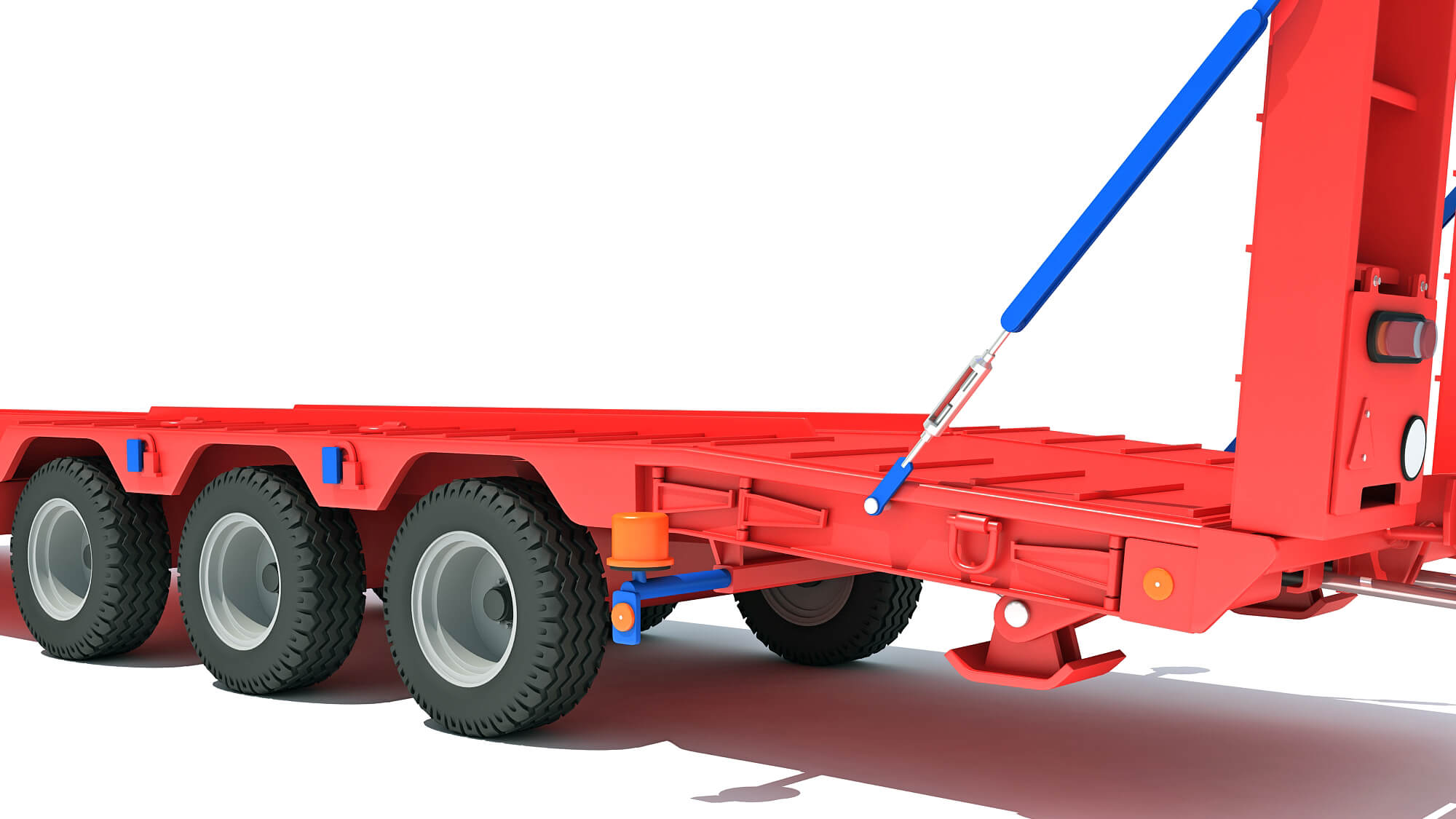 Platform Trailer - 3D Model by 3D Horse