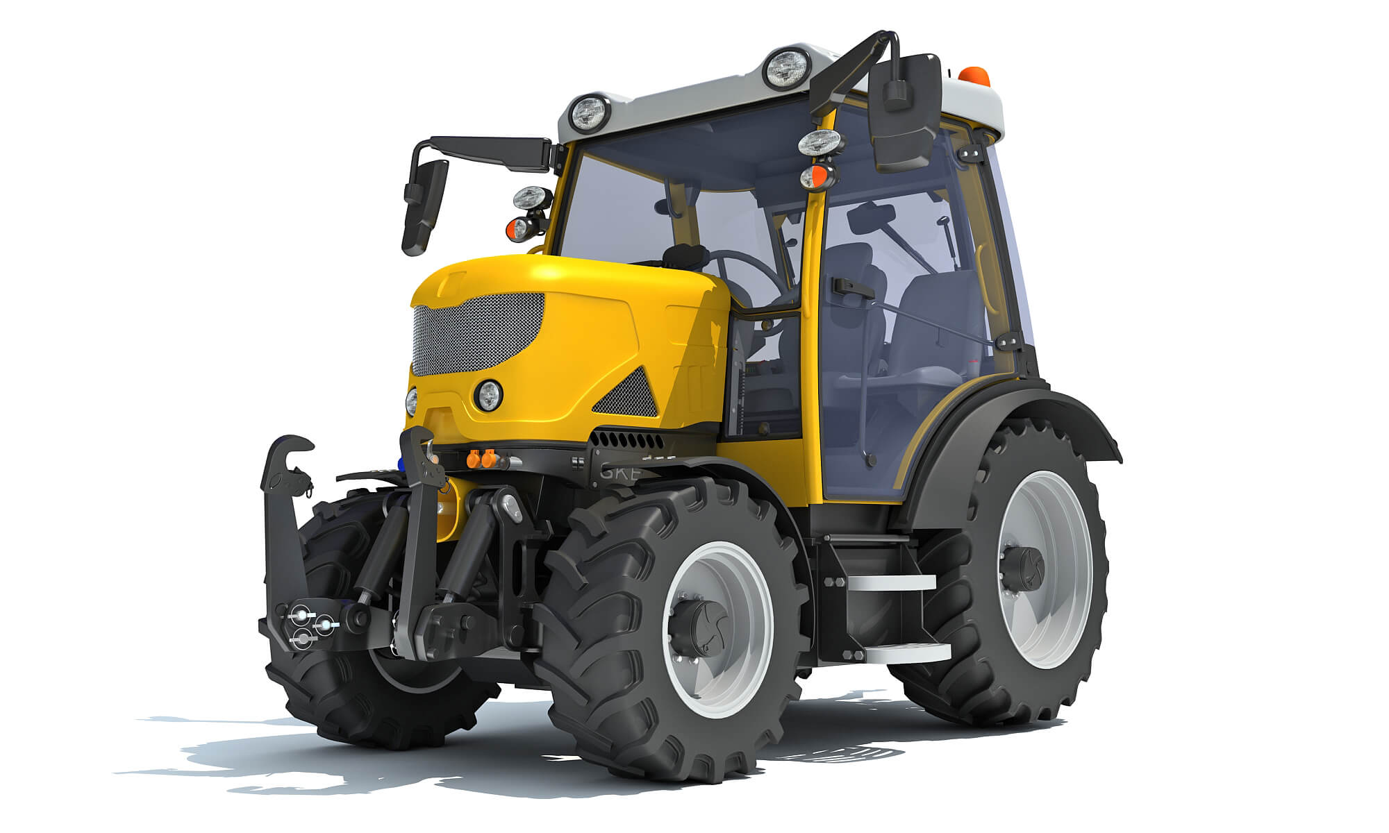 Rigitrac Farm Tractor - 3D Model by 3D Horse