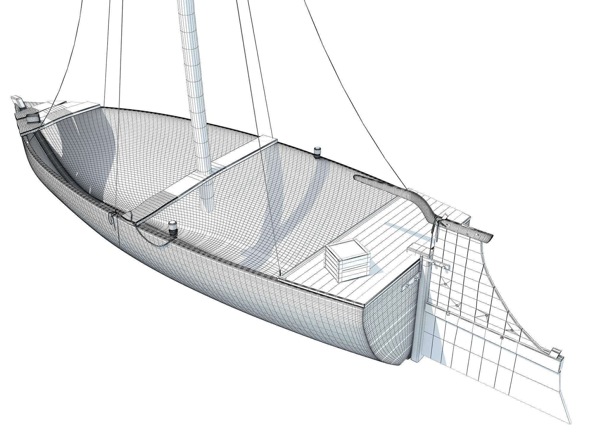 River Nile Boat - 3D Model by 3D Horse