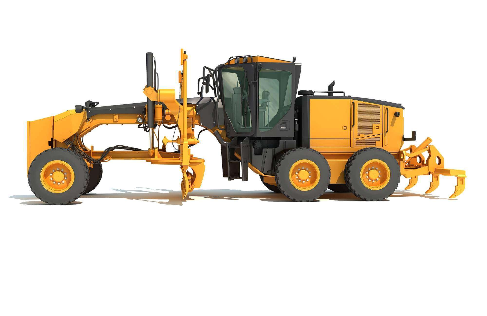 Road Motor Grader - 3D Model by 3D Horse