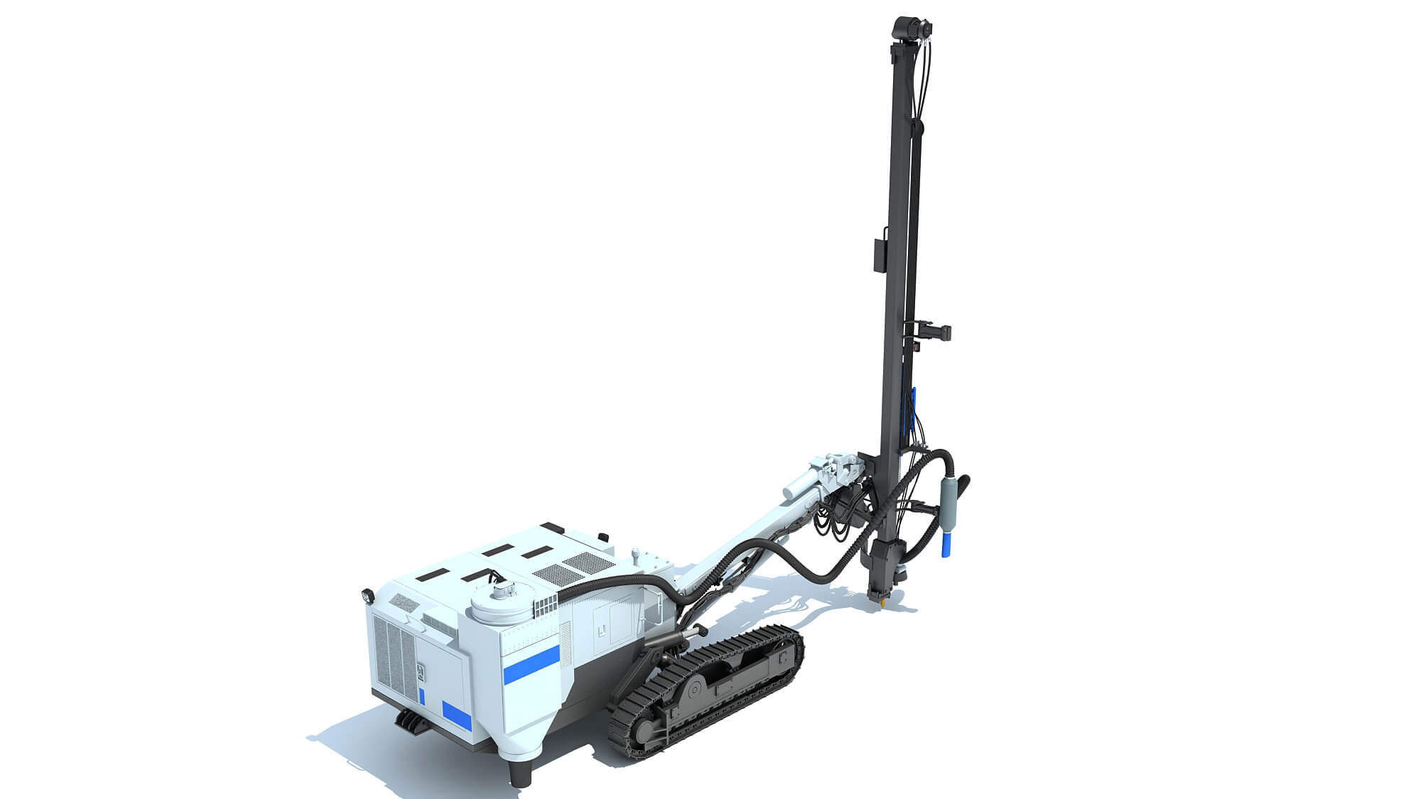 Rock Drilling Rig - 3D Model by 3D Horse
