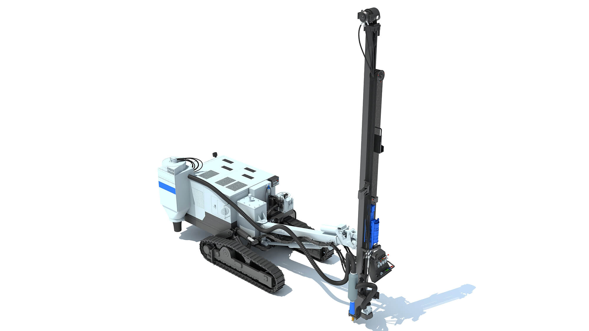 Rock Drilling Rig - 3D Model by 3D Horse
