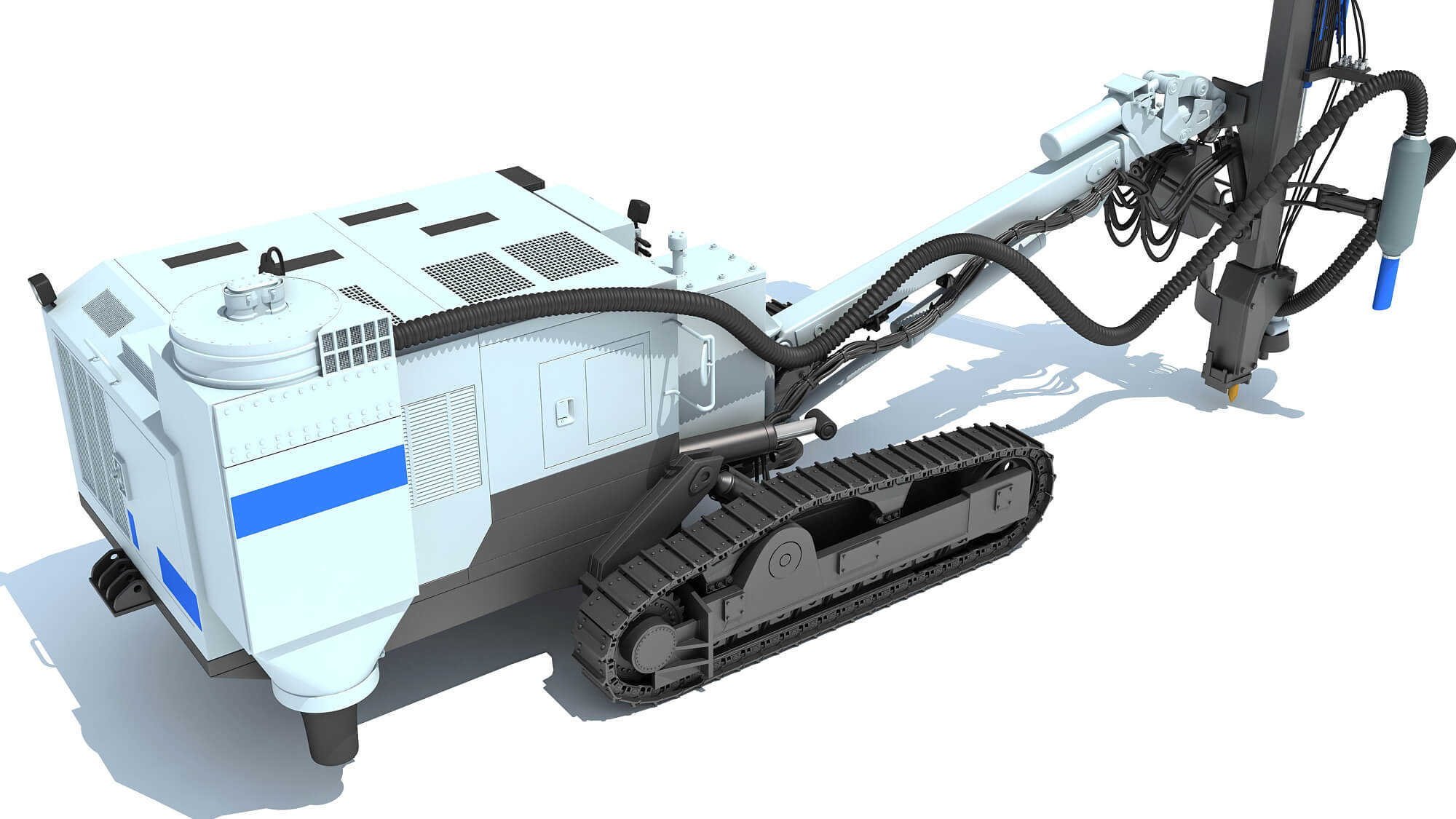 Rock Drilling Rig - 3D Model by 3D Horse