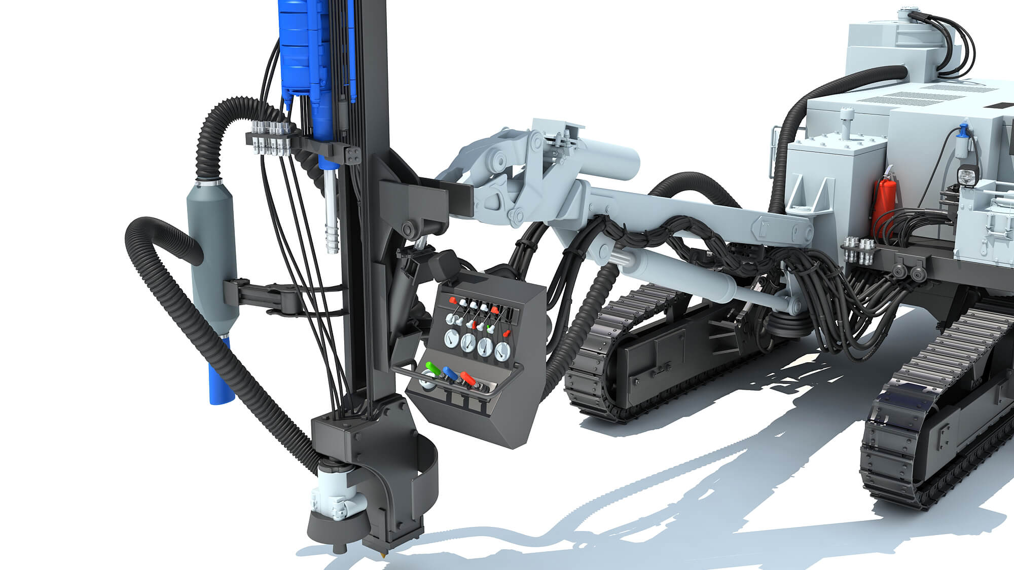 Rock Drilling Rig - 3D Model by 3D Horse