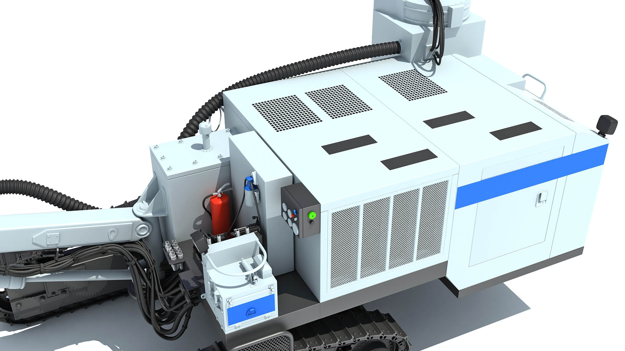 Rock Drilling Rig - 3D Model by 3D Horse